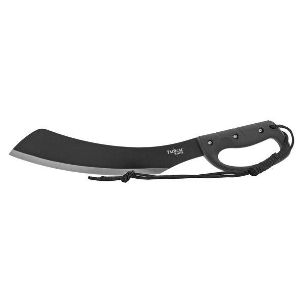 20.25" Tactical Master Bush Full Tang Machete with Reaper Curved Blade ...